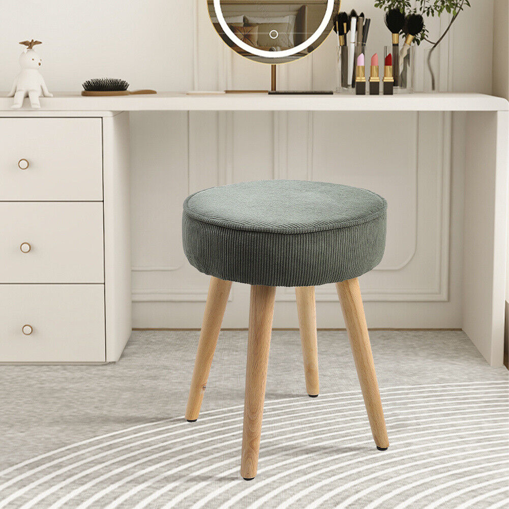 Green Grey Dressing Table Stool Piano Chair Bedroom Beauty Makeup Vani Quildinc