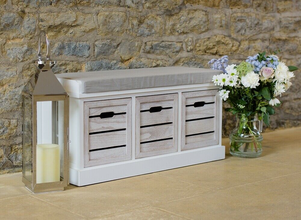 Wood crate bench store