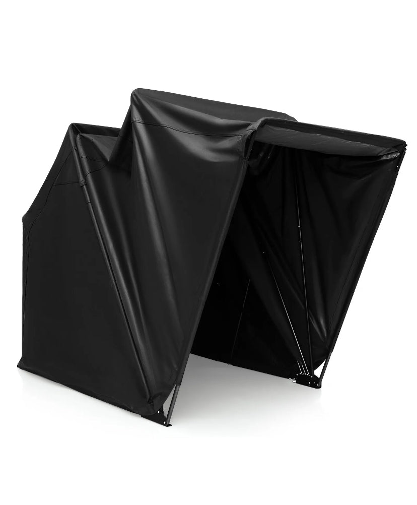 Heavy-Duty Outdoor Motorcycle Shelter Portable Garage Motorbike Storag ...