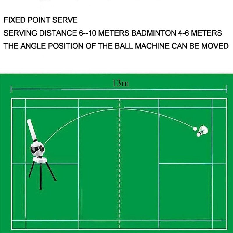 Automatic Badminton Serve Robot Shuttlecock Feeder Machine Sport Equip ...
