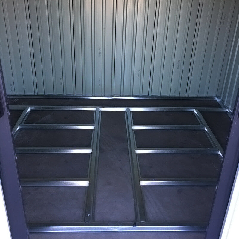 Lifelook 6ft x 8ft Garden Shed Tool Storage w/ Foundation Kit Vents Gr ...