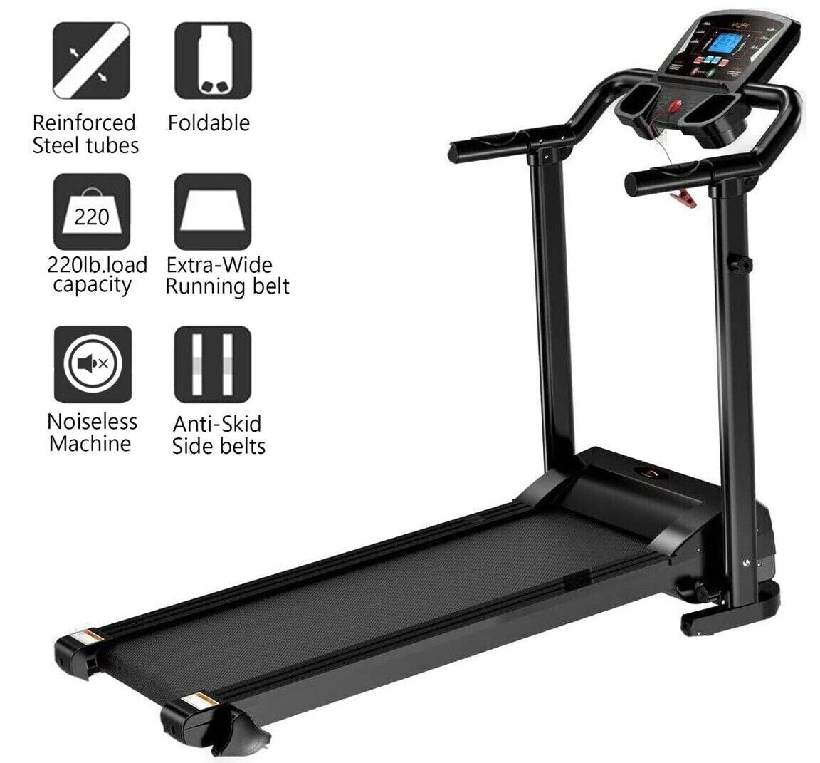 Treadmill Electric Jogging Running Machine Motorised Folding Machine H ...