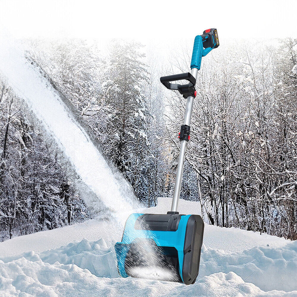 Cordless Electric Snow Blower Handheld Battery Powered Snow Thrower Sn ...