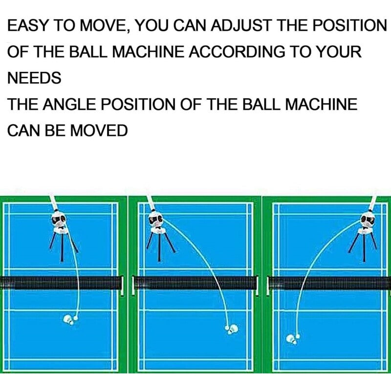 Automatic Badminton Serve Robot Shuttlecock Feeder Machine Sport Equip ...