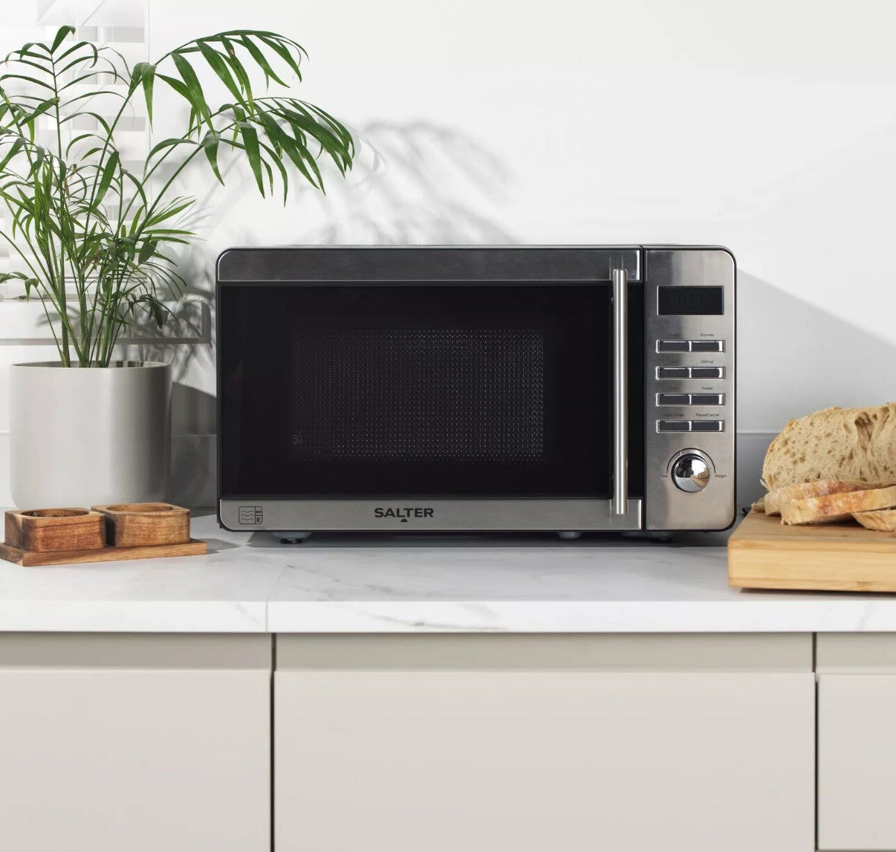 Salter Digital Microwave Instant Start Even Cooking 60 Minute Timer 20 ...