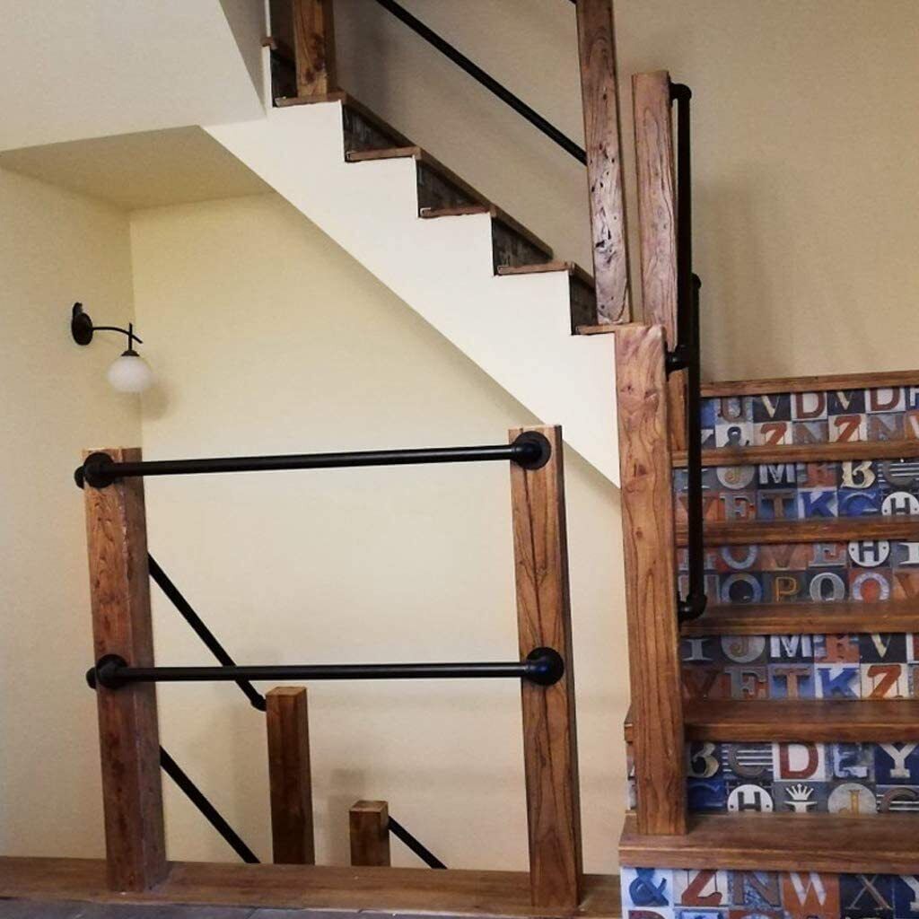 60cm Painted Iron Stair Handrail Grab Bar Handle Balustrade Staircase ...