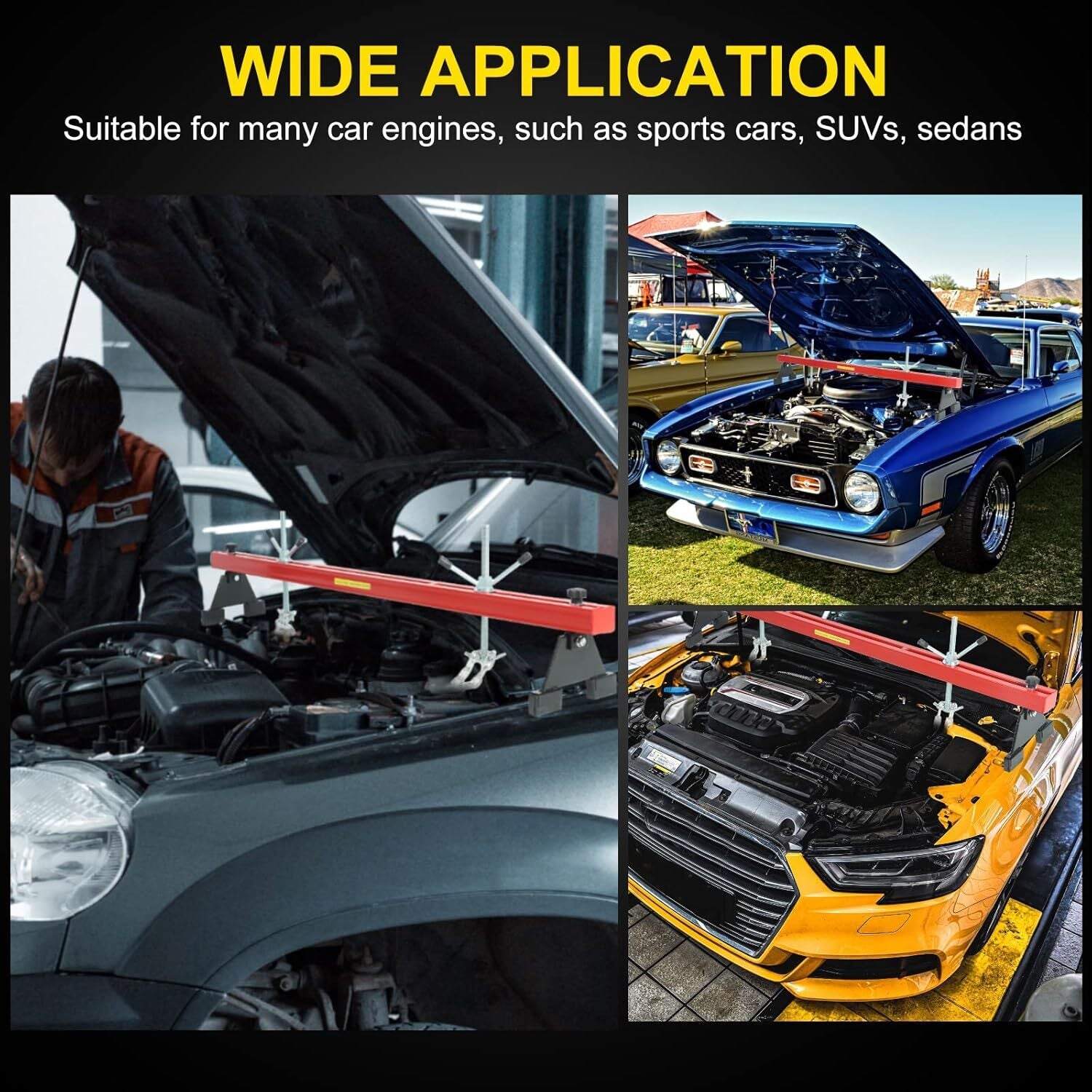 Engine Support Beam 500Kg Automotive Gearbox Double Support Bar Liftin ...