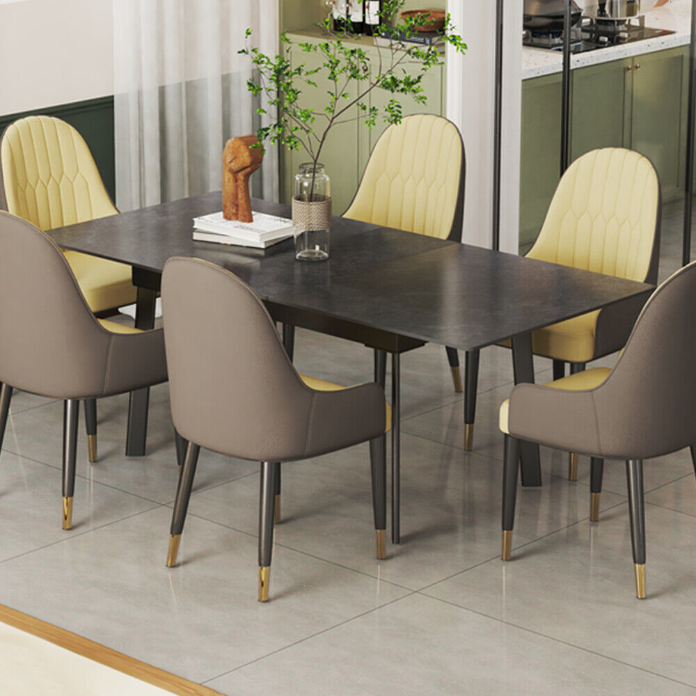 XXL Concealed Retractable Dining Table Extending 150-180cm Table for 6 ...