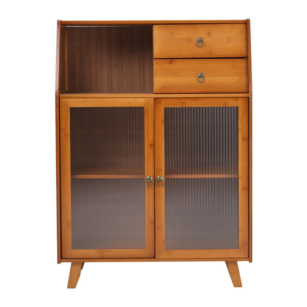 Freestanding Kitchen Cabinet Storage Unit Pantry Cupboard Organiser Sh ...