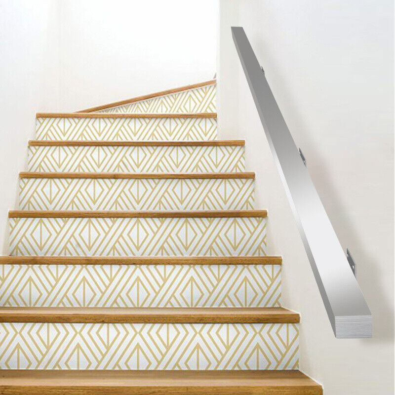 Handrail Stair Safety Rail Stainless Steel Wall Mounted Railing Brushe ...