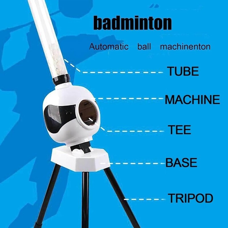 Automatic Badminton Serve Robot Shuttlecock Feeder Machine Sport Equip ...