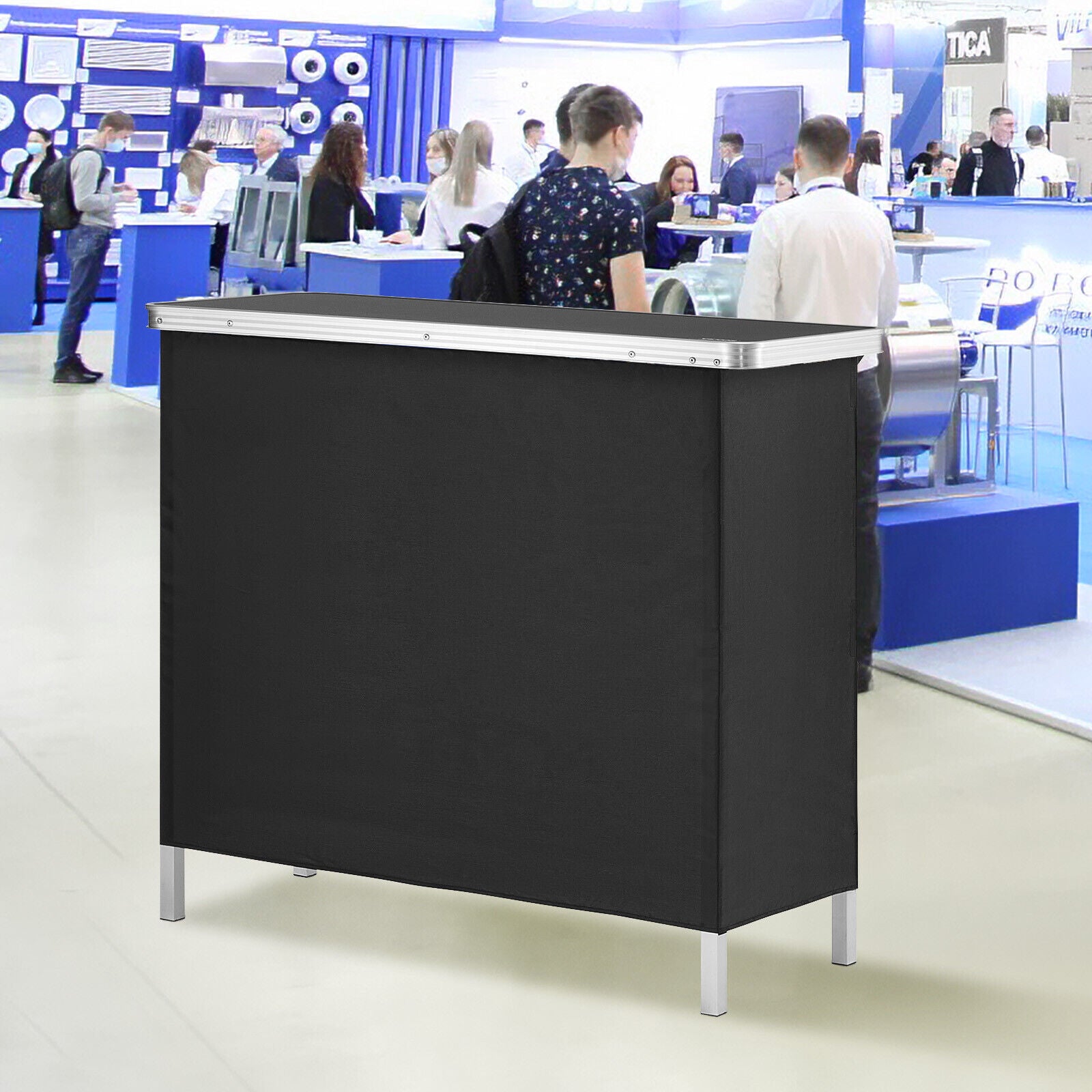 Trade Show Display Podium Table Counter Stand 38.39"x15.16"x34.25" Fol ...
