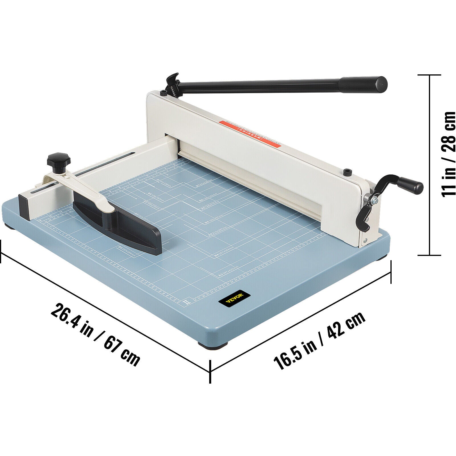 VEVOR 17" A3 Paper Cutters Trimmers 500 Sheets Heavy Duty Paper Guillo ...