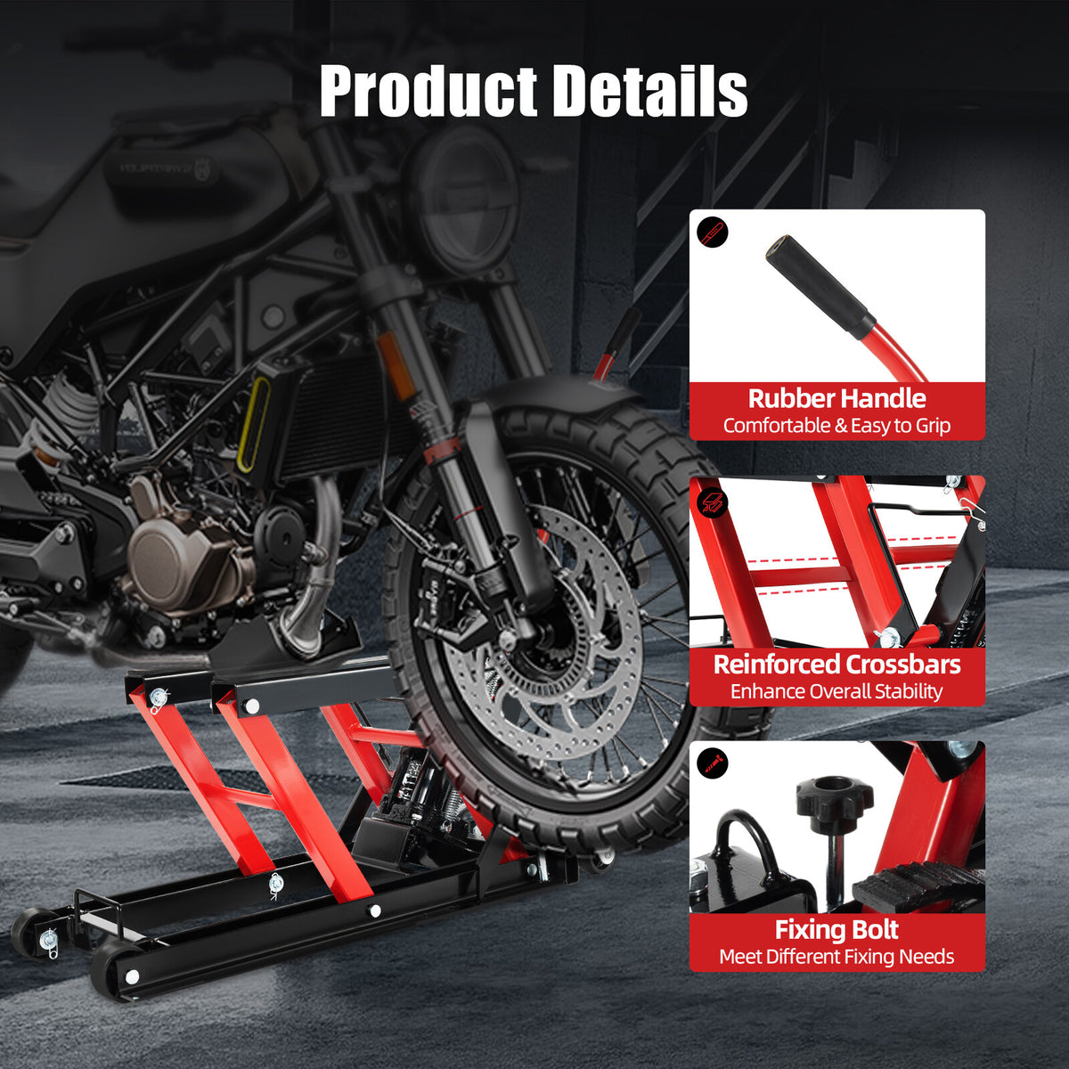 Motorcycle Hydraulic Lift Motorbike Lift Assembly Stand ATV Quad Lift ...