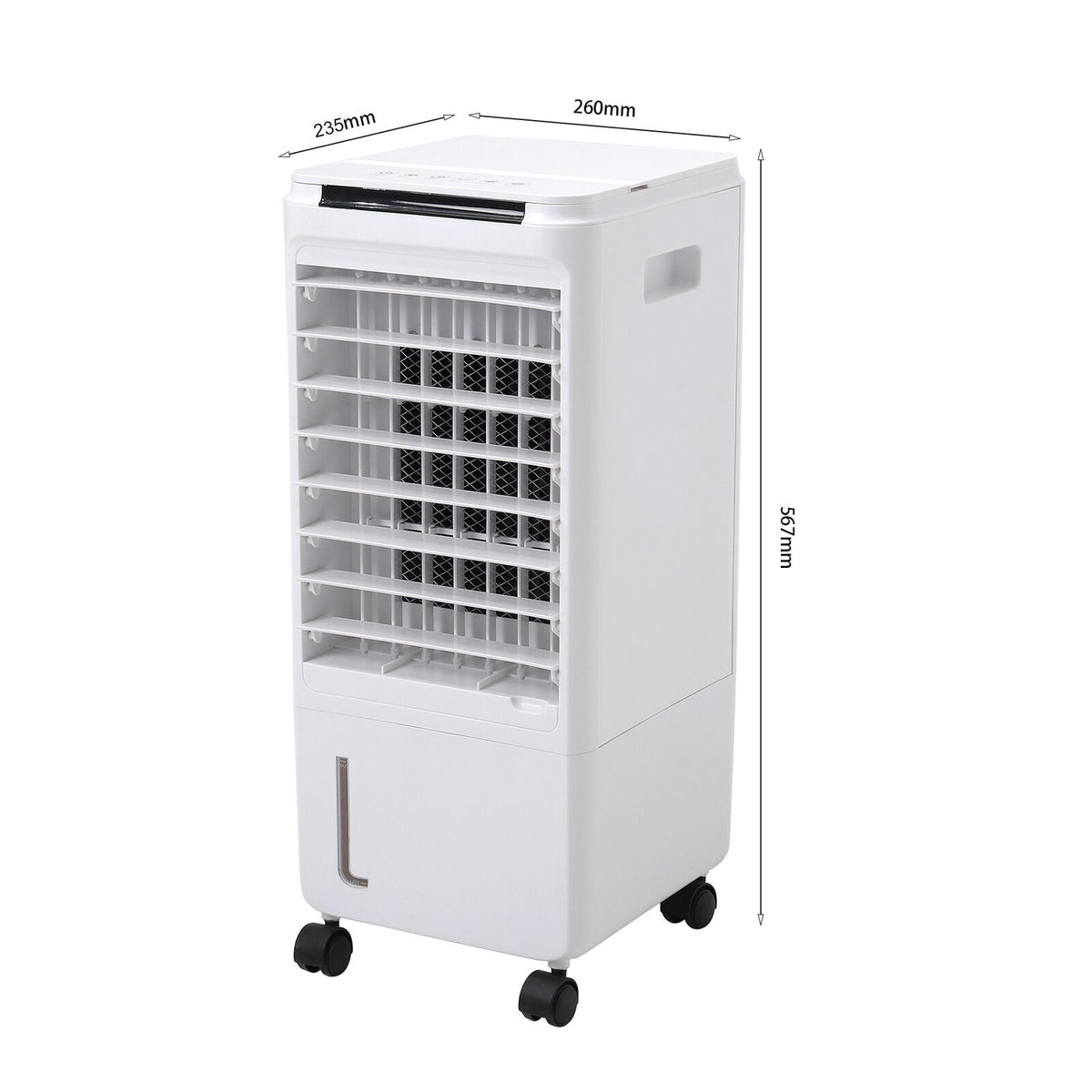 7L Portable Air Conditioner Wheel Mobile Air Conditioning Unit Ice Coo ...