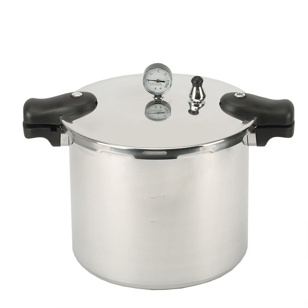 22L Larger Pressure Cooker Commercial Pressure Canner Pot W/Pressure G ...