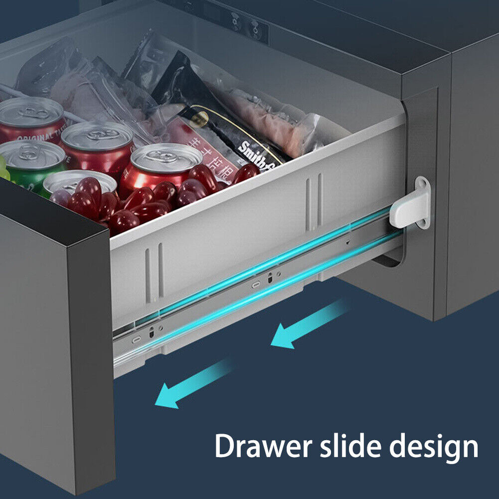 20.7L Campervan Compressor Drawer Fridge Freezer Motorhome Under Sink ...