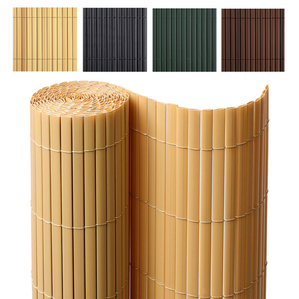 PVC Garden Roll Screening Fence Privacy Border Panel Balcony Shade Fen ...