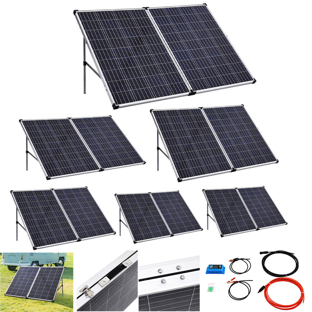 Portable 30-200W Monocrystalline Solar Panels Controller Home/Caravan ...