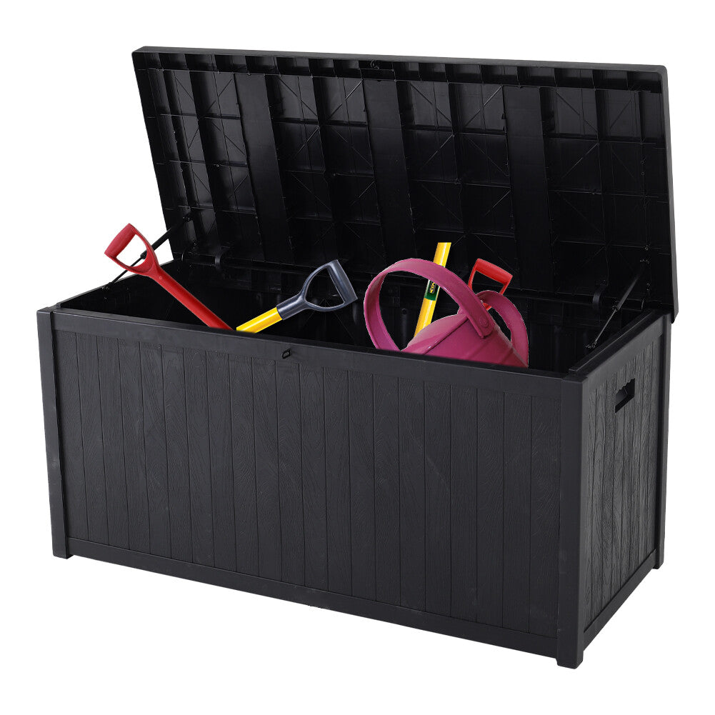 430L Outdoor Storage Box Large Patio Garden Deck Container Chest Tools ...