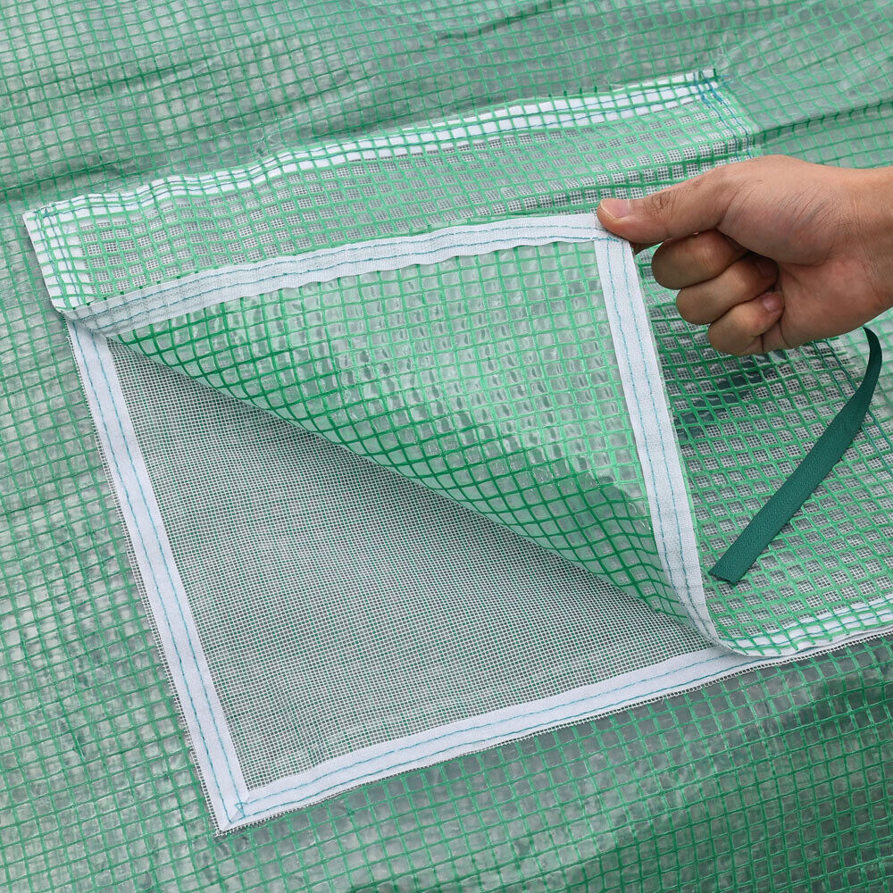 Replacement Cover Only Polytunnel Greenhouse Pollytunnel Gardening Doo ...