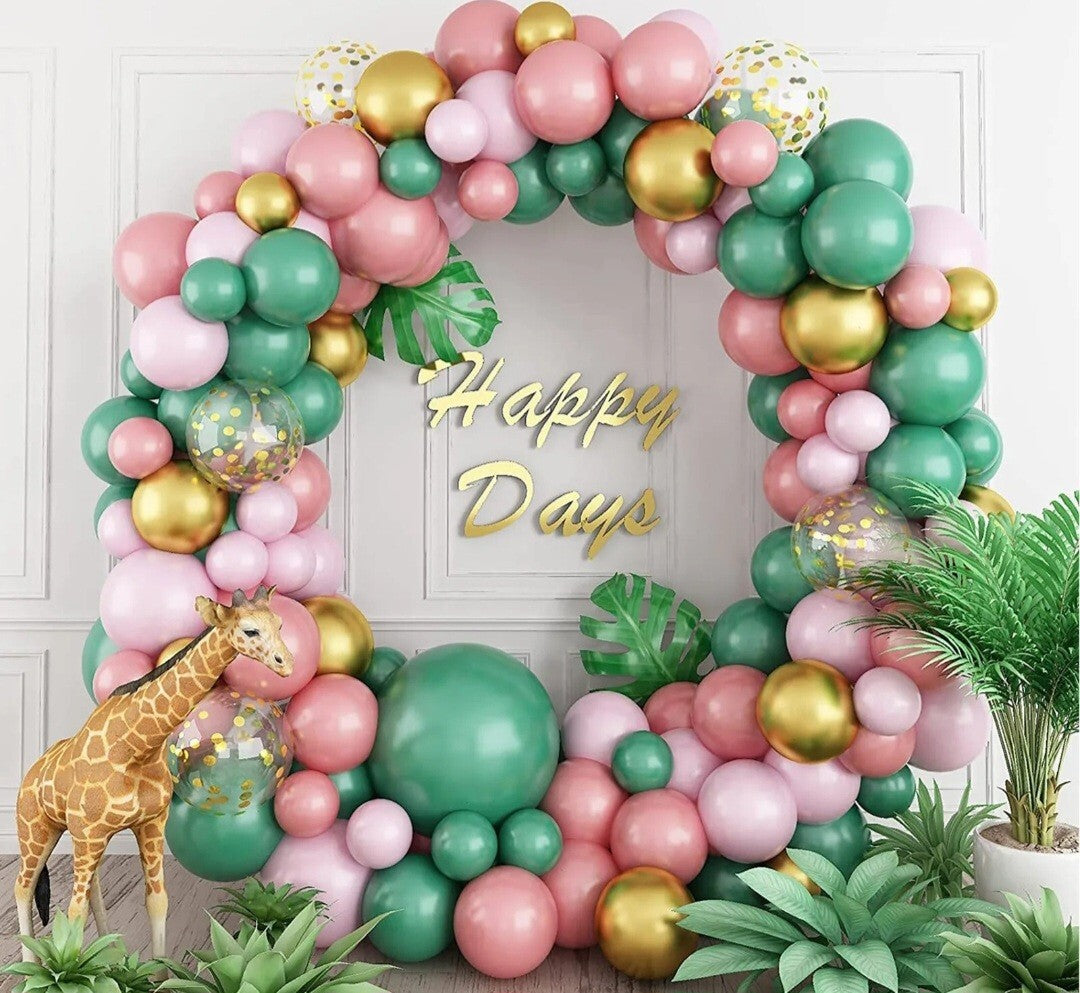 💖 LARGE 6ft ROUND MOONGATE BACKDROP HOOP GOLD RING WEDDING BALLOON EVE ...