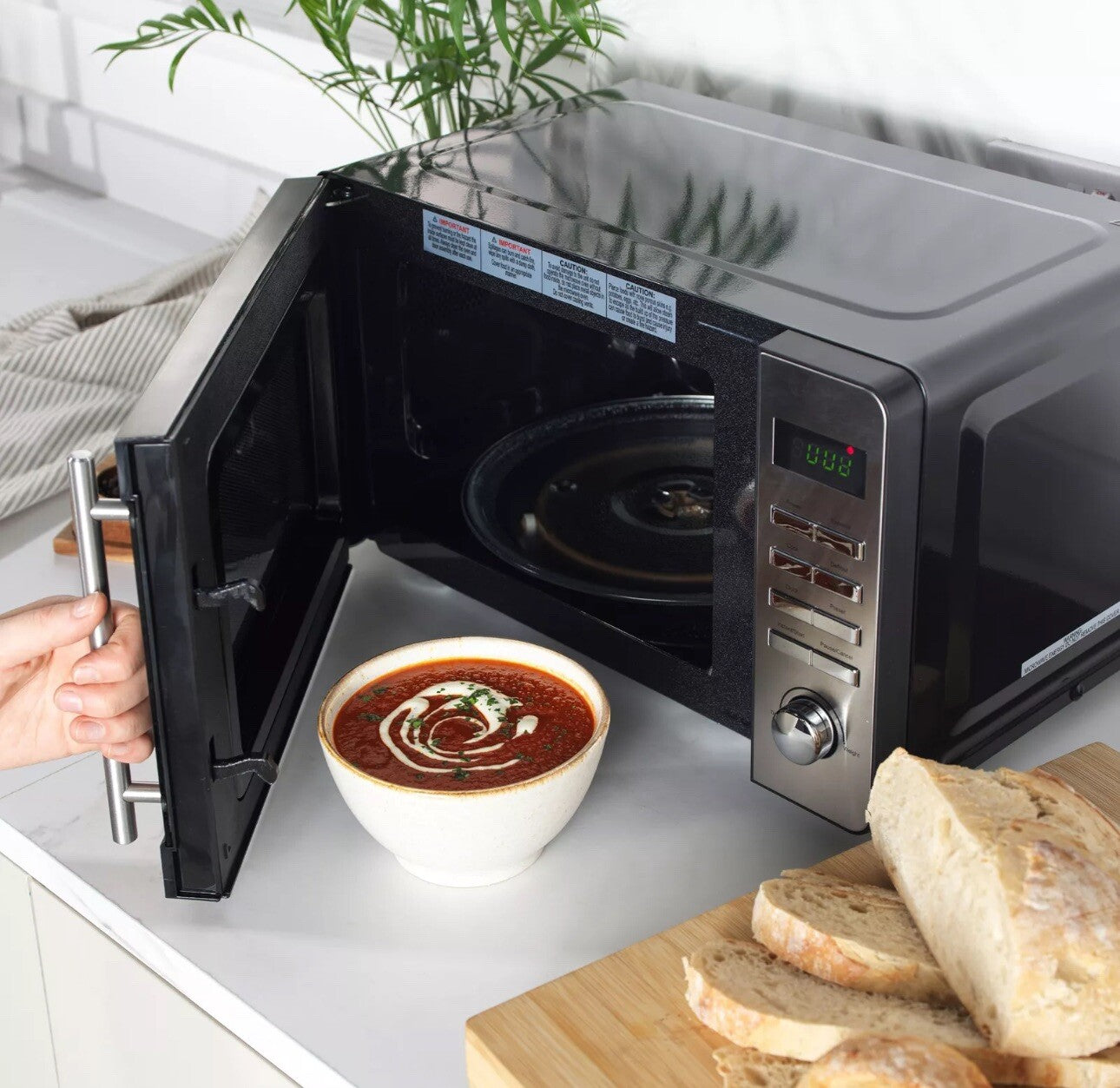 Salter Digital Microwave Instant Start Even Cooking 60 Minute Timer 20 ...