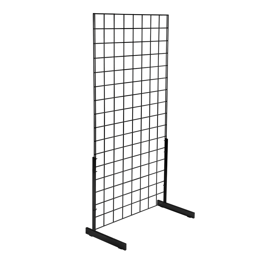 Freestanding Black Grid Panels with Legs Extra Heavy Duty Grid Meshwal ...