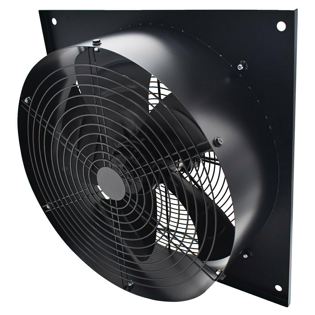 Industrial Ventilation Extractor Metal Plate Axial Exhaust Fan 8-24 ...