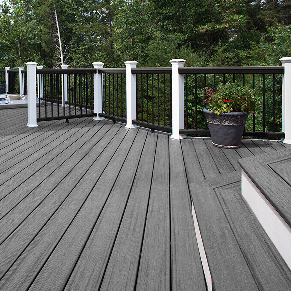 Composite WPC Decking Boards Outdoor Garden Patio Wood Effect Plastic ...