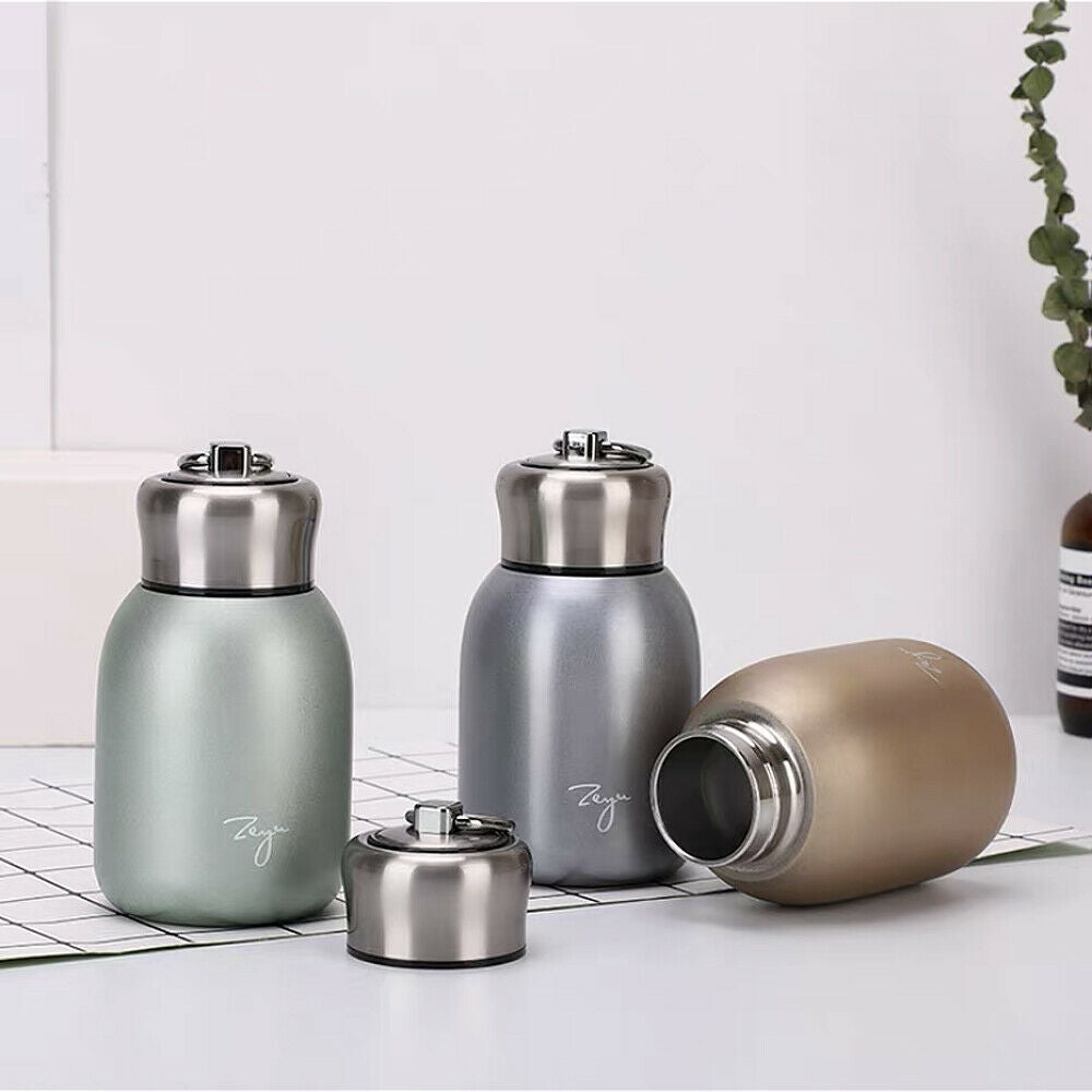 Small Stainless Steel Mini Thermos Cup Travel Drink Mug Coffee Cup Sta Quildinc