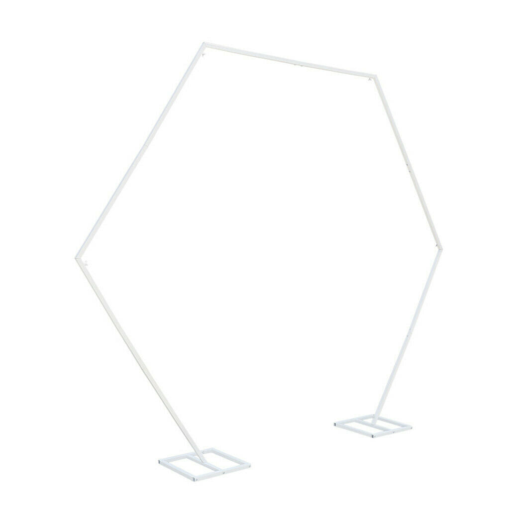 Metal Wedding Arch Frame Backdrop Free Standing Events Venue Stage Flo ...