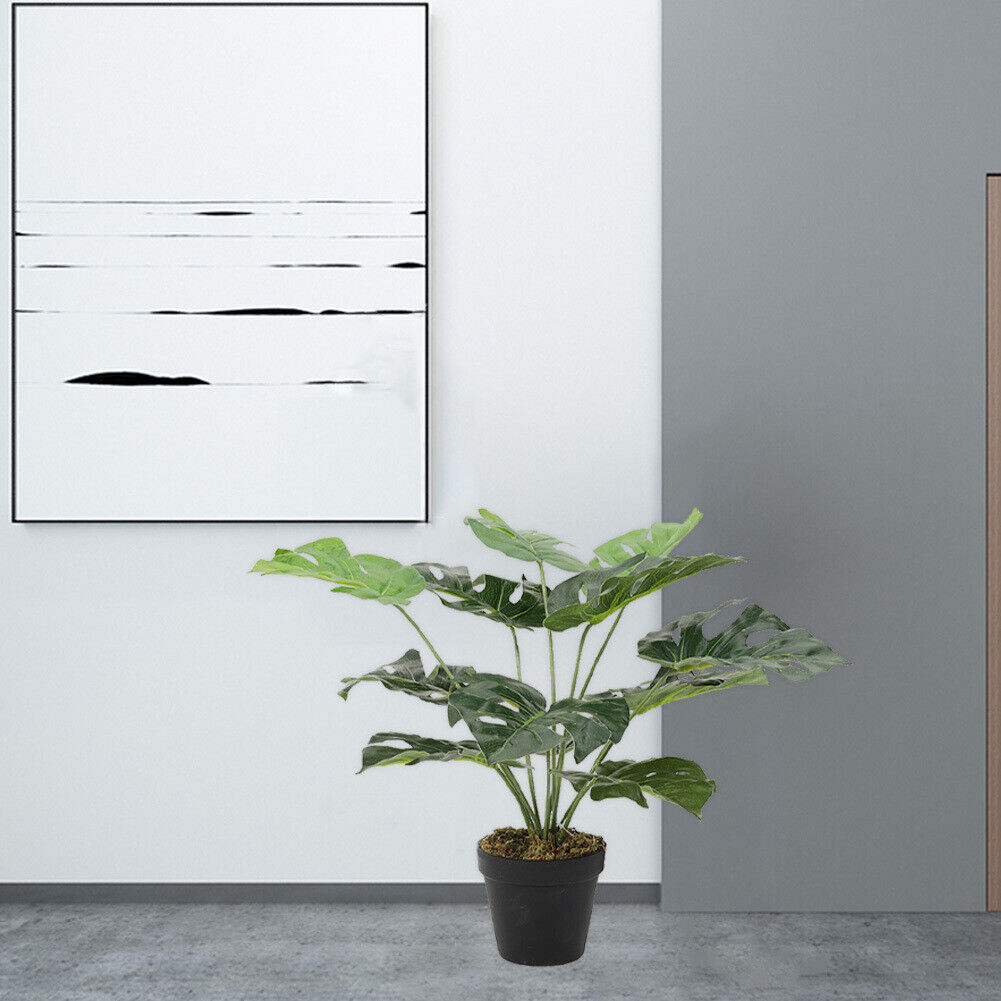 Large Artificial Potted Tree Realistic Fake Tropical Plant Indoor Outd ...