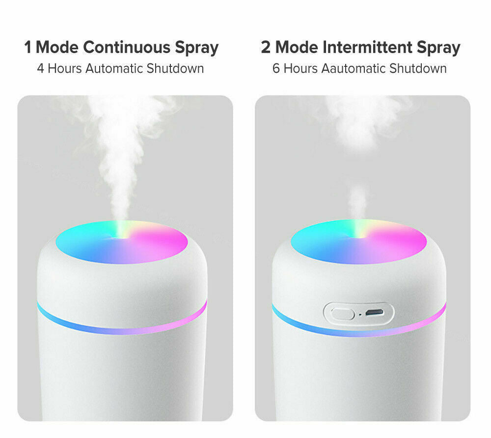 Electric Air Diffuser Aroma Oil Humidifier LED Night Light Up Relax De ...