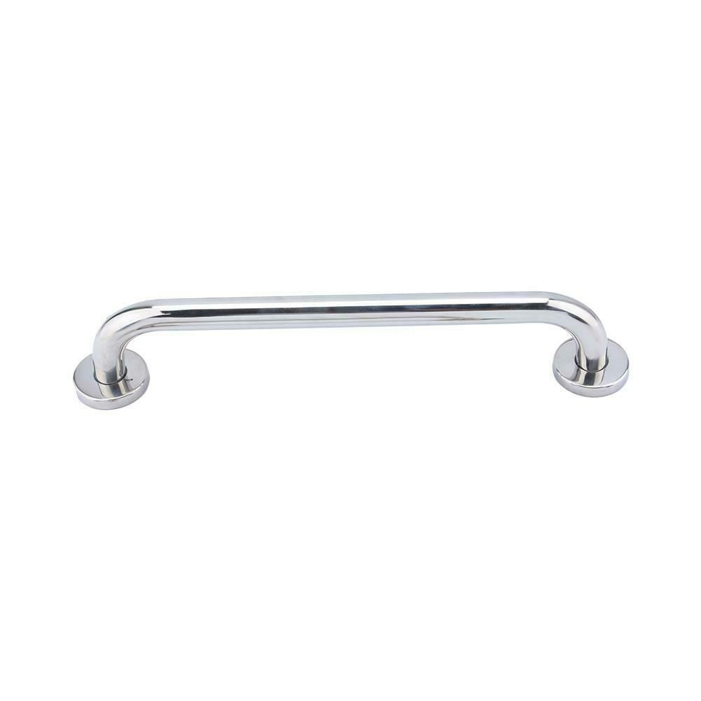 Heavy Duty Chrome Grab Bar Bathroom Disability Handle Hand Rail Grab S ...