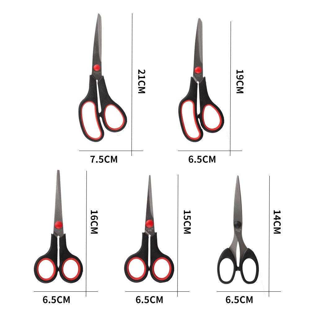 5pce Sissor Set Scissors Scissor Hand Decorating Shears Cutting – Quildinc