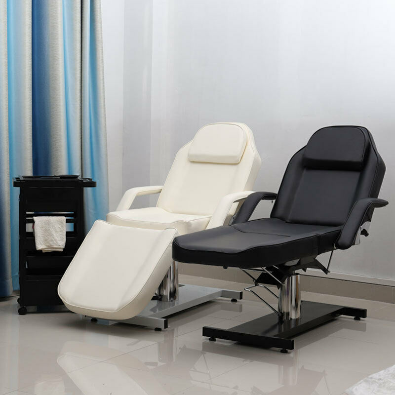 Hydraulic Massage Table Adjustable Bed Couch Beauty Salon Tattoo Recli ...