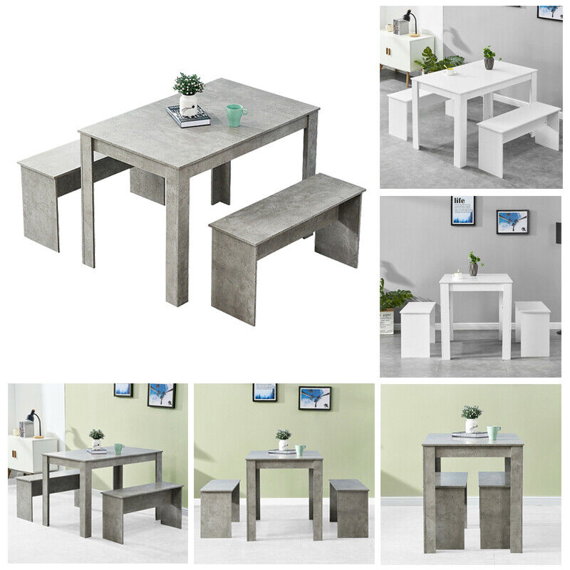 Rectangle Dining Tables for 2-4 Small Space, Wooden Kitchen Table Home ...