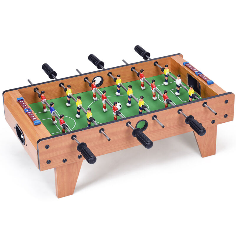 27'' Football Table Top Football Soccer Kids Family Game Toy Set Woode ...