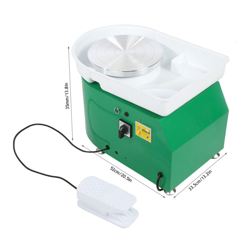 300 RPM Electric Pottery Wheel Machine For Kids Ceramic Work Clay Art ...
