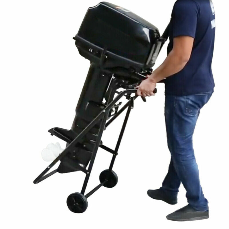 Heavy Duty Outboard Trolley Boat Motor Carrier Cart Fodable Engine Sta ...