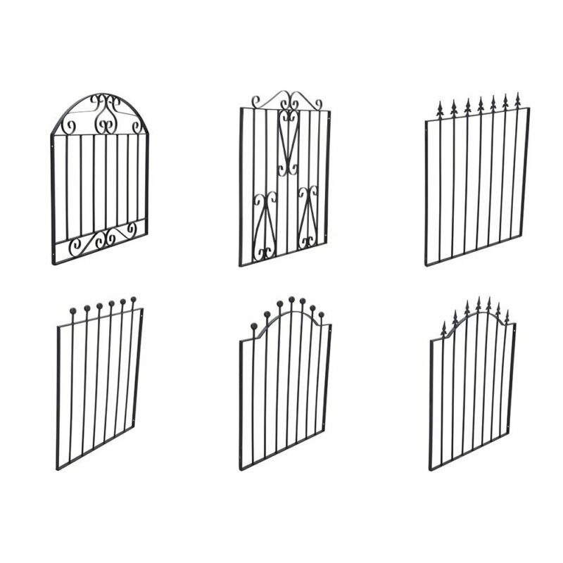 Metal Garden Gate Patio Entrance Door Swirl/Ball/Spe – Quildinc